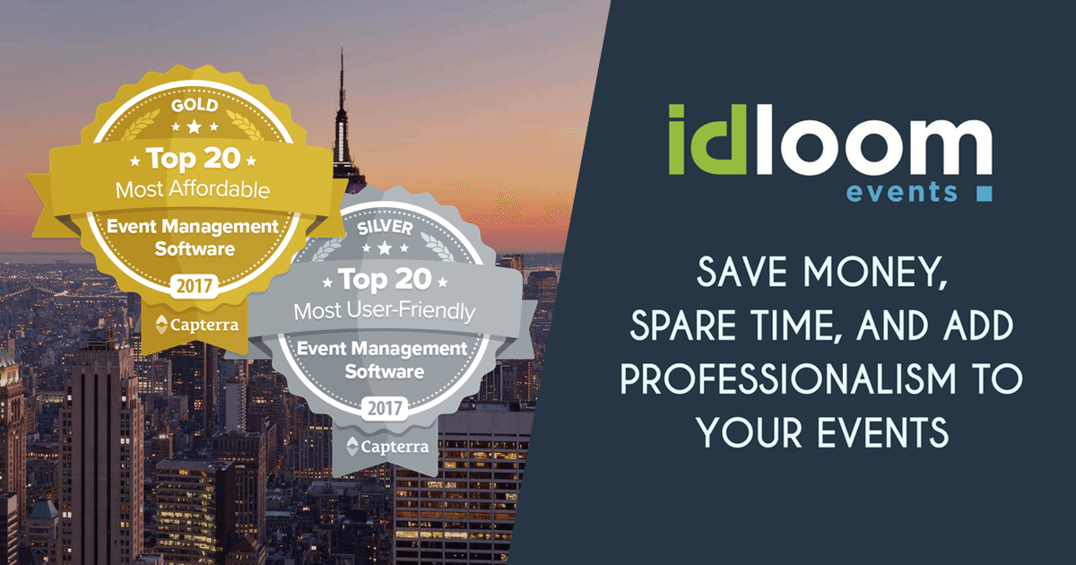 Capterra Top 10 Awards :: idloom-events management software